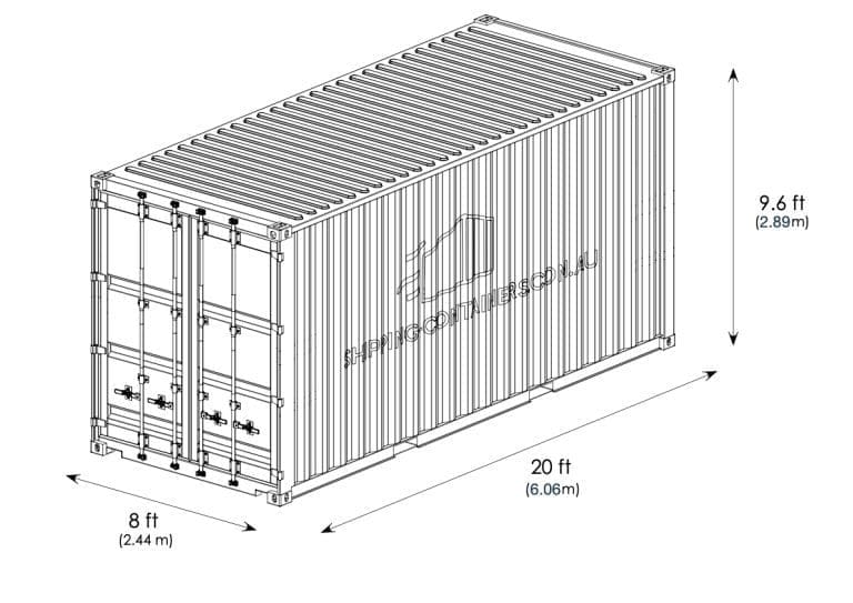 20ft High Cube Container - The Taller All-Purpose Choice