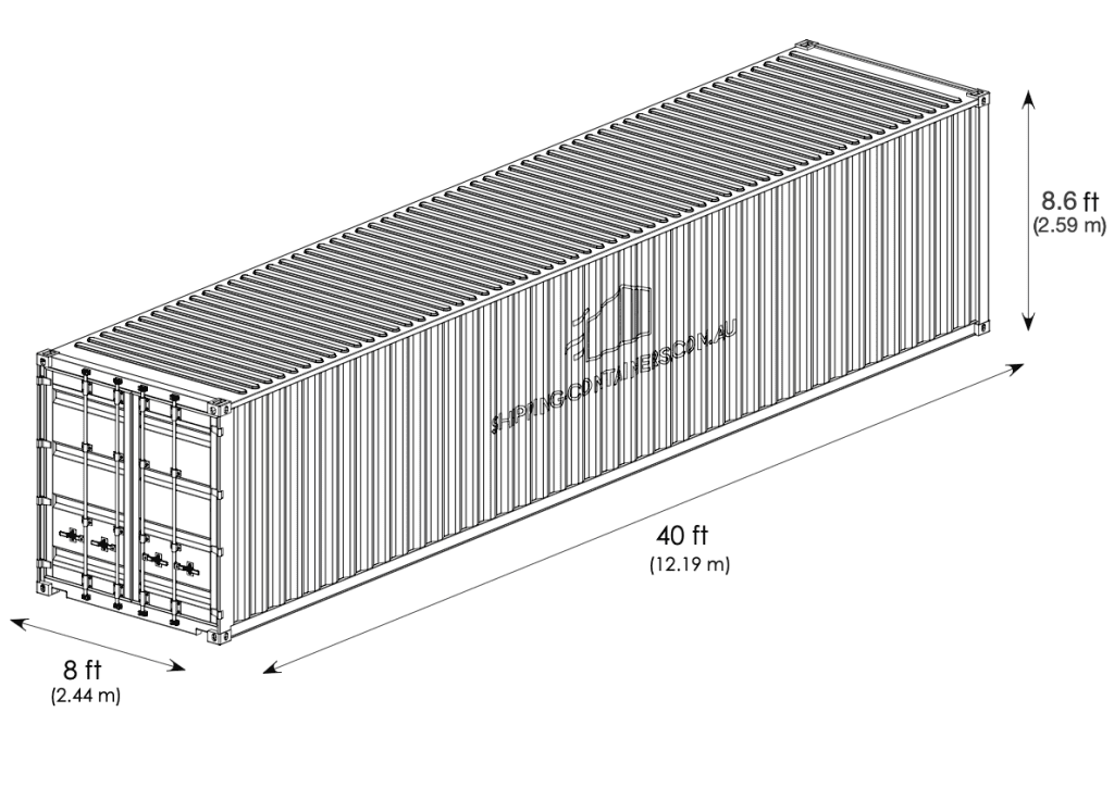 40ft Shipping Container – Spacious, Secure & Customisable