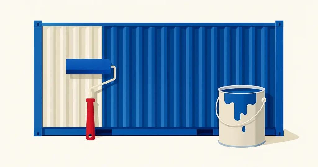 How to Paint a Shipping Container - DIY Steps with AU-Climate Tips