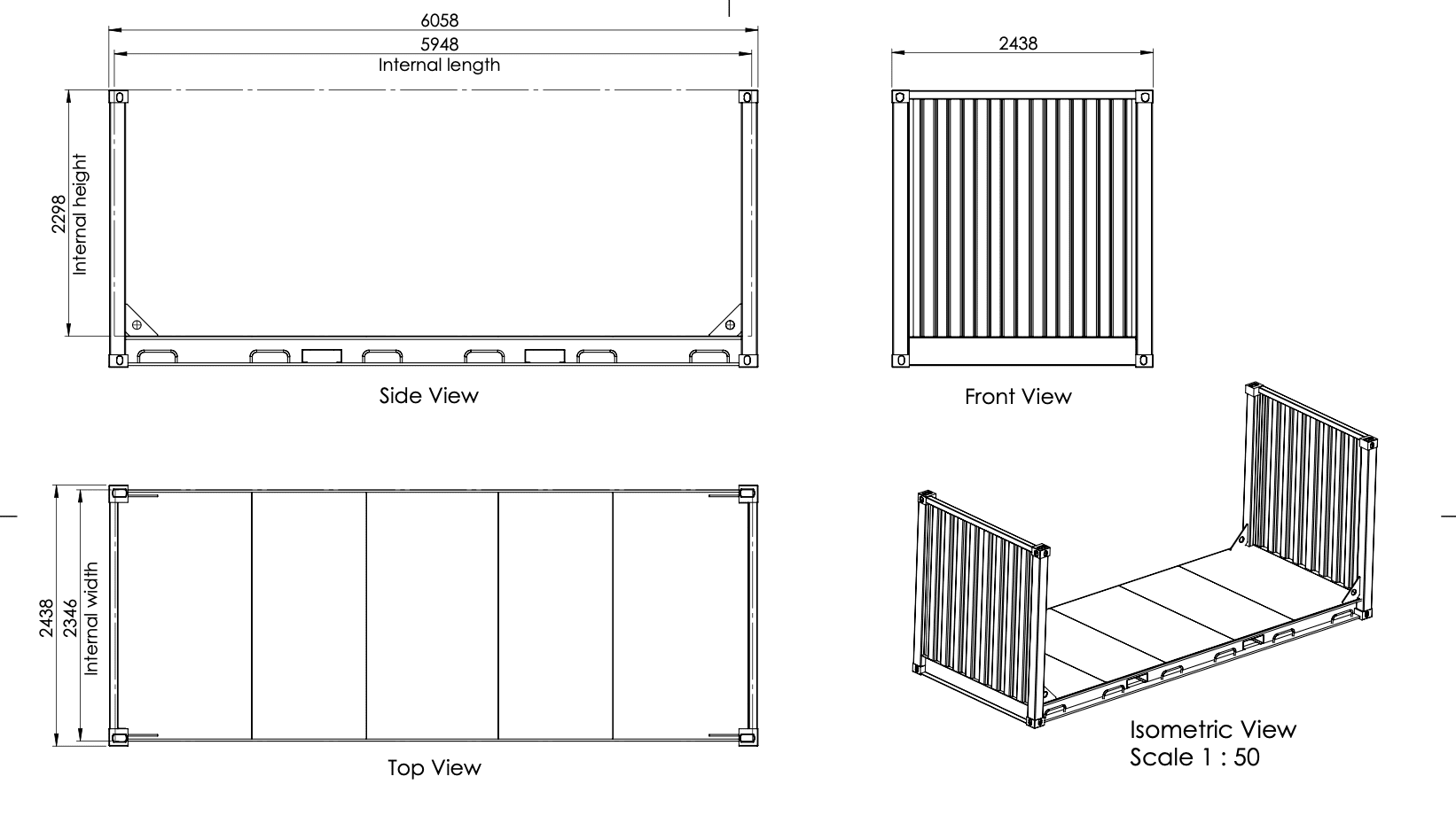 Shipping Container Dimensions & Sizes in Australia | 8ft, 10ft, 20ft & 40ft